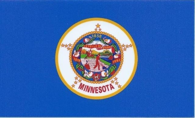 5in x 3in Minnesota State Flag Bumper Sticker Decal Car Window Stickers ...
