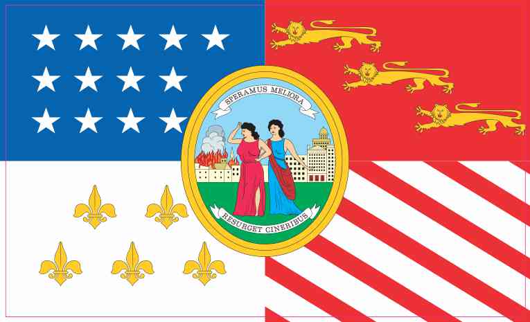 5in X 3in Detroit Flag Sticker Vinyl Michigan Decal Stickers City Flags ...